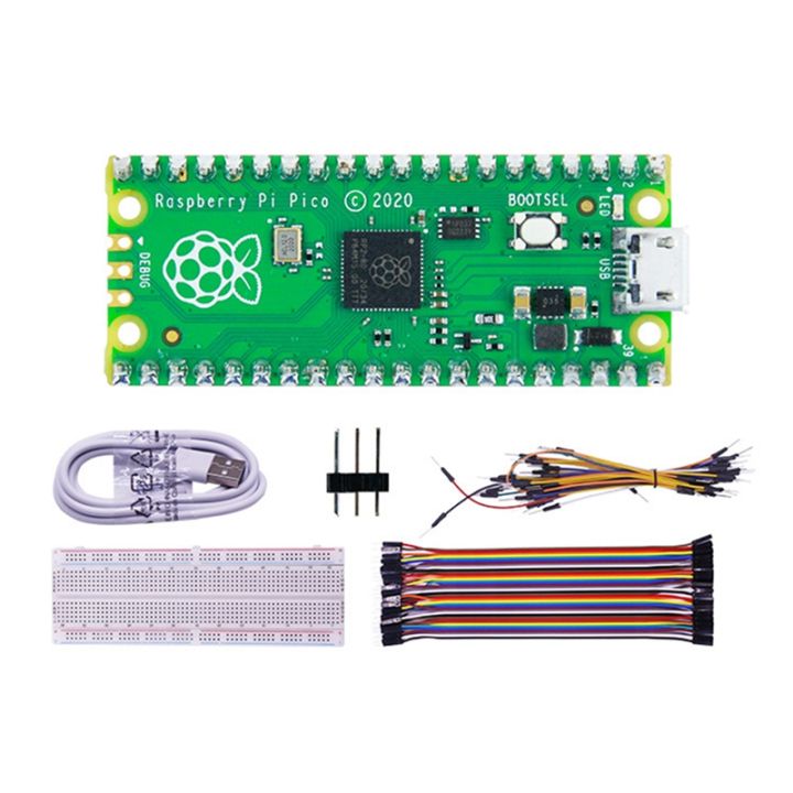 for Raspberry Pi Pico Board Dual-Core Microcomputer Chip Development Board Welding Pin Header ...
