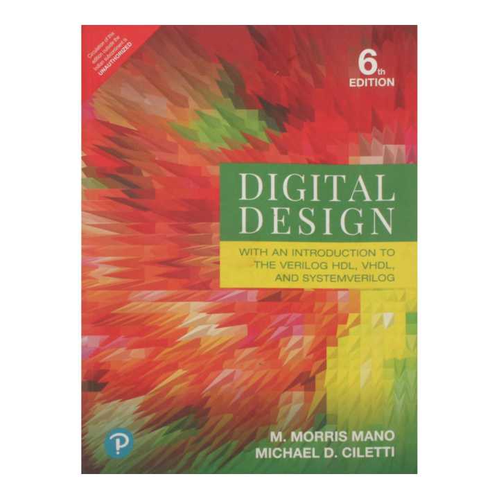 Pearson Digital Design With An Introduction To The Verilog Hdl Vhdl And Systemverilog 6th