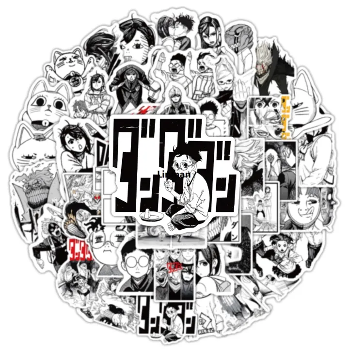 Linman 50pcs Cool Okarun DAN DA DAN Stickers Momo Ayase Anime ...