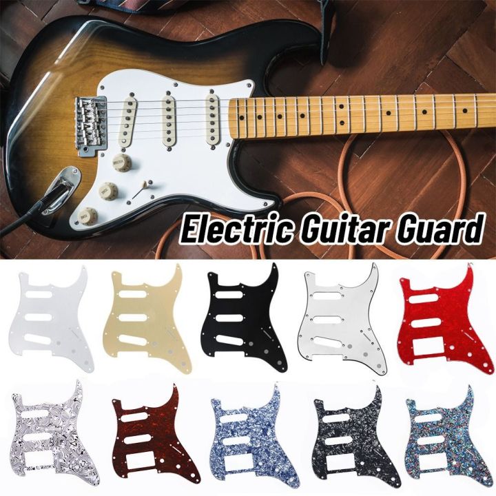 Professional Multicolor ST SQ Electric Guitar Pickguard 3 Ply 11 Holes ...