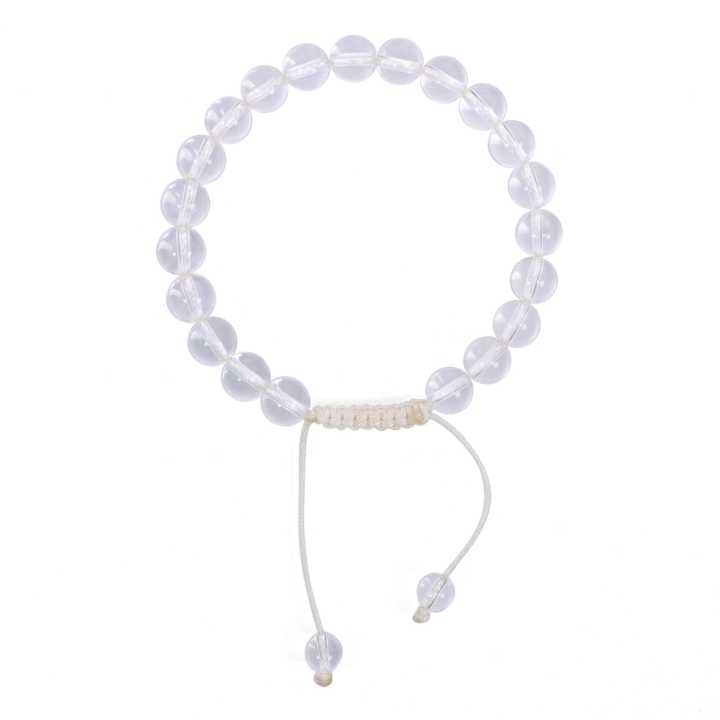 Transparent Clear Quartz Crystal Bracelet Attractive Versatile Style ...