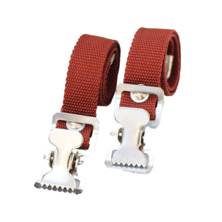 2pcs Portable Aluminum Alloy Band Straps Kit Nylon Brown Scaffold ...