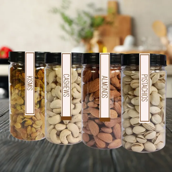 Dried Fruits and Nuts Jar x 4 (800g) | Daraz.com.np