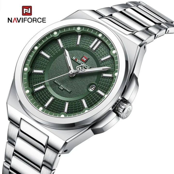 NaviForce NF9212 Business Minimalist Style Date Display Watch For Men ...