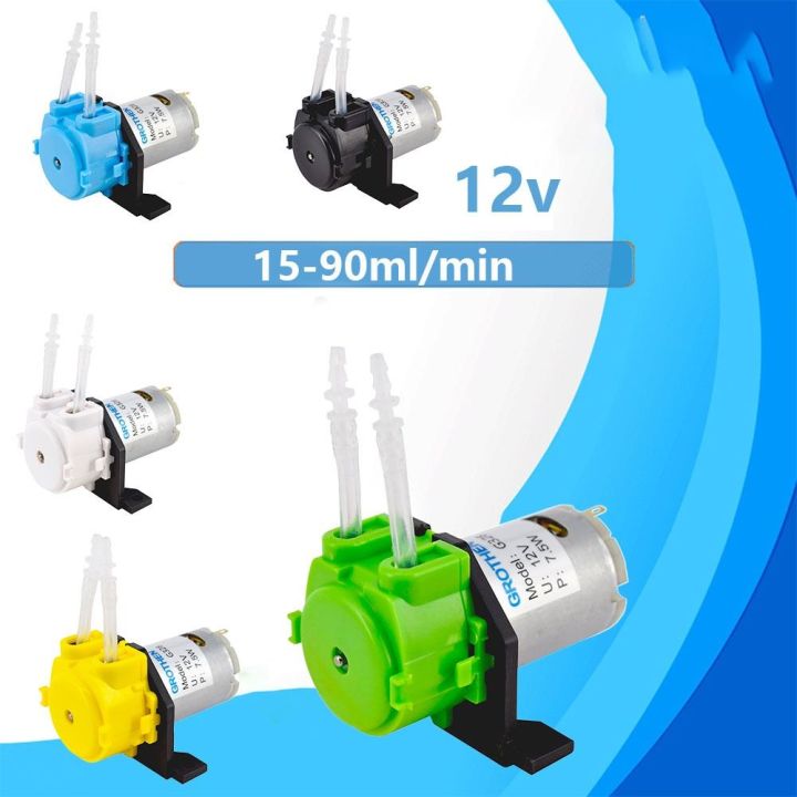 Chemical Dosing 3*5 Size 12V DC Dosing Pump 12V/24V Voltage Peristaltic ...