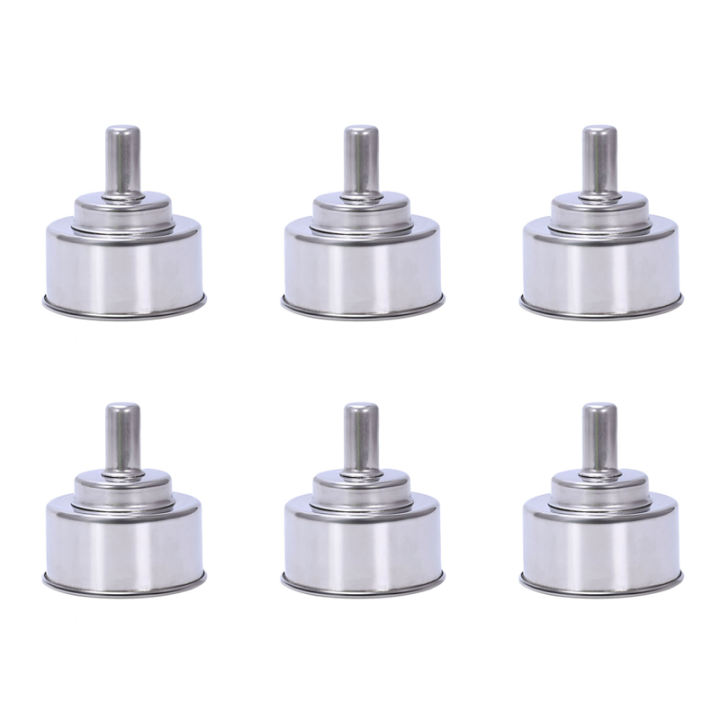 SRIWEN 6X Stainless Steel Alcohol Burner, Lab Spirit Lamp, 200 Ml (6.7 ...