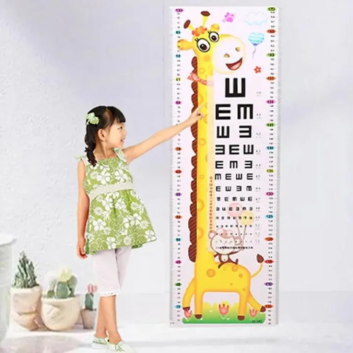 1pcs Children's Room Decor Kid Cartoon Baby Measuring Height Ruler ...