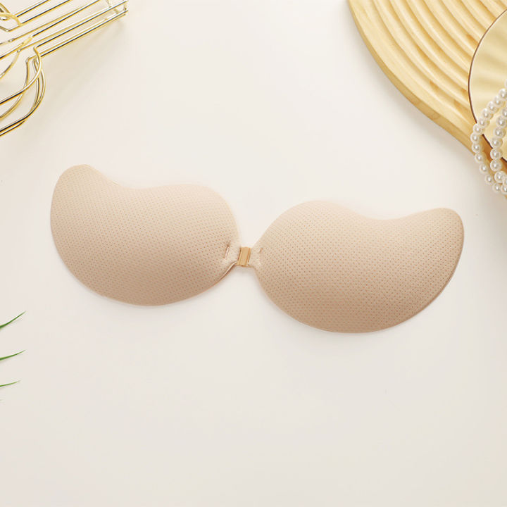 Mesh breathable hand brush glue mango cup bra breast patch small chest ...