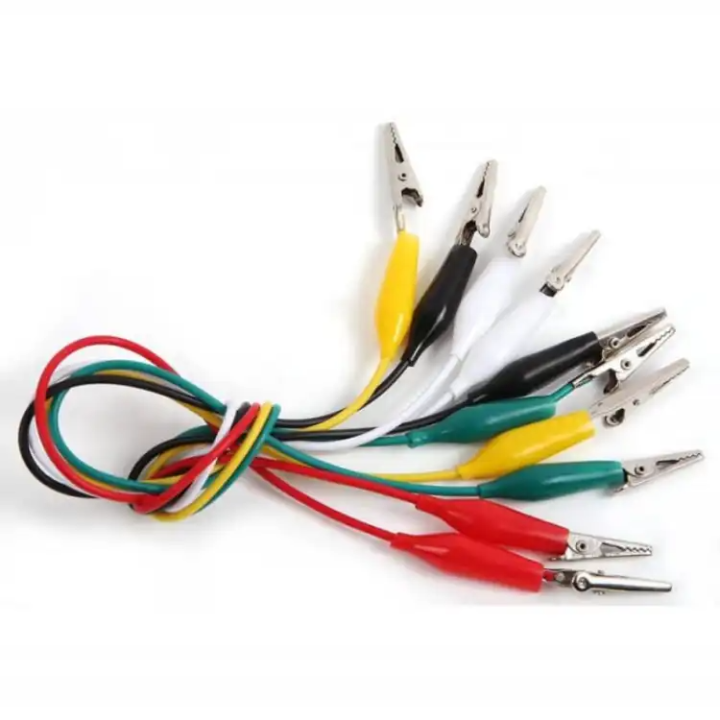 Alligator Clip Lead Wire Crocodile Cable 50cm | Daraz.com.np