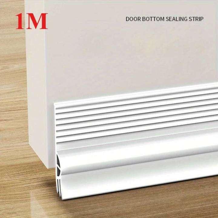 1M Door Bottom Sealing TPE Flexible Cuttable Easy Installation Sliding ...