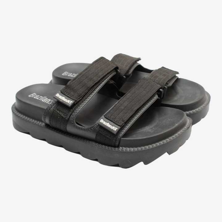 Black Color Brazilian KT Runner Strip Slipers For Women | Daraz.com.np