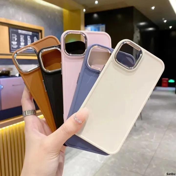 SanbuIns Matte Jane Plated Phone Case for Iphone 11 12 Pro Max X Xr ...