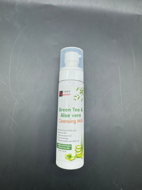 Tony Mony Green Tea And Aloe Vera Cleansing Milk 120ml | Daraz.com.np