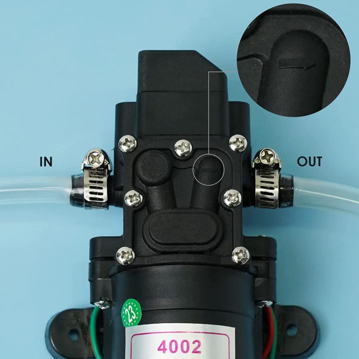 12V Plastic Earth 4002 Agricultural Sprayer Pumps Motor,for Agriculture ...