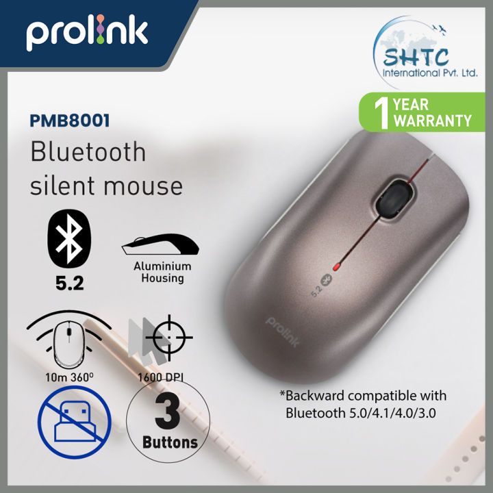 Prolink 600 DPI Bluetooth 5.2 | Bluetooth Mouse - PMB8001 | Daraz.com.np