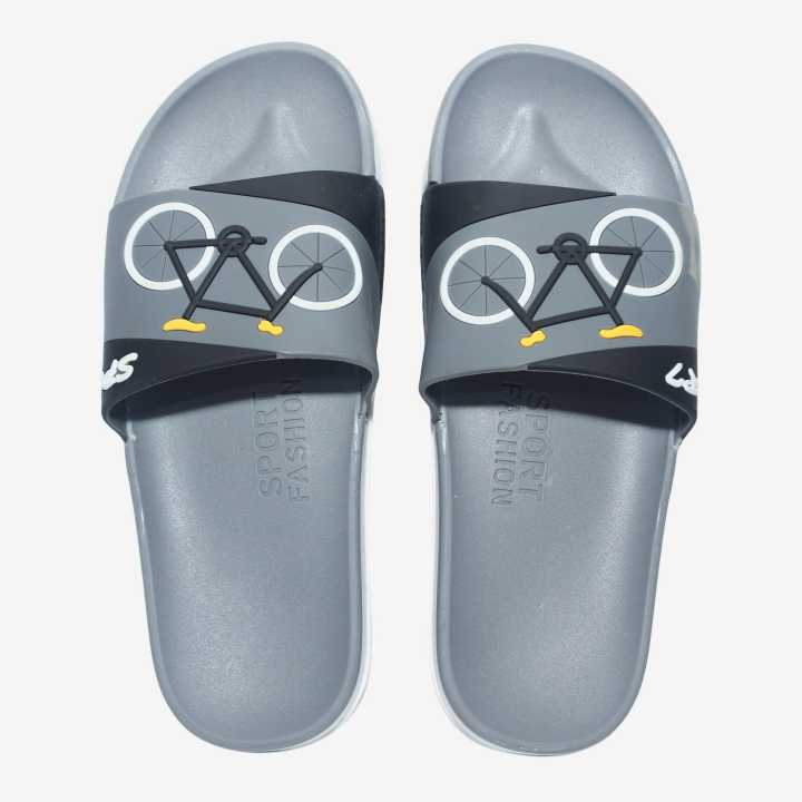 Grey Color Sport Slippers For Men | Daraz.com.np