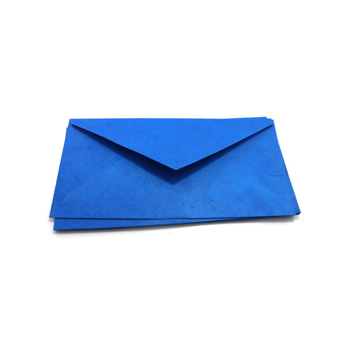 Blue Lokta Paper Envelopes (Pack of 10) | Daraz.com.np