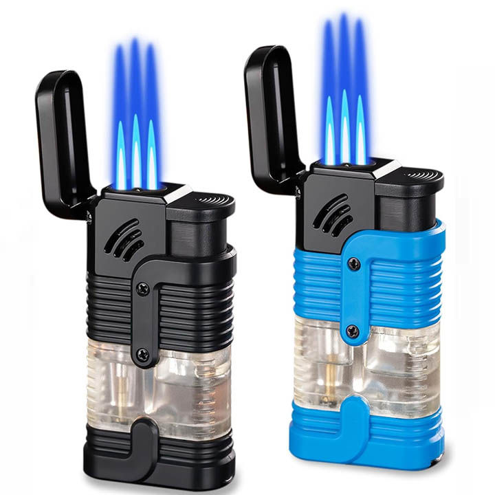 Triple Jet Flame Butane, Refillable Butane Gas And Windproof Adjustable ...