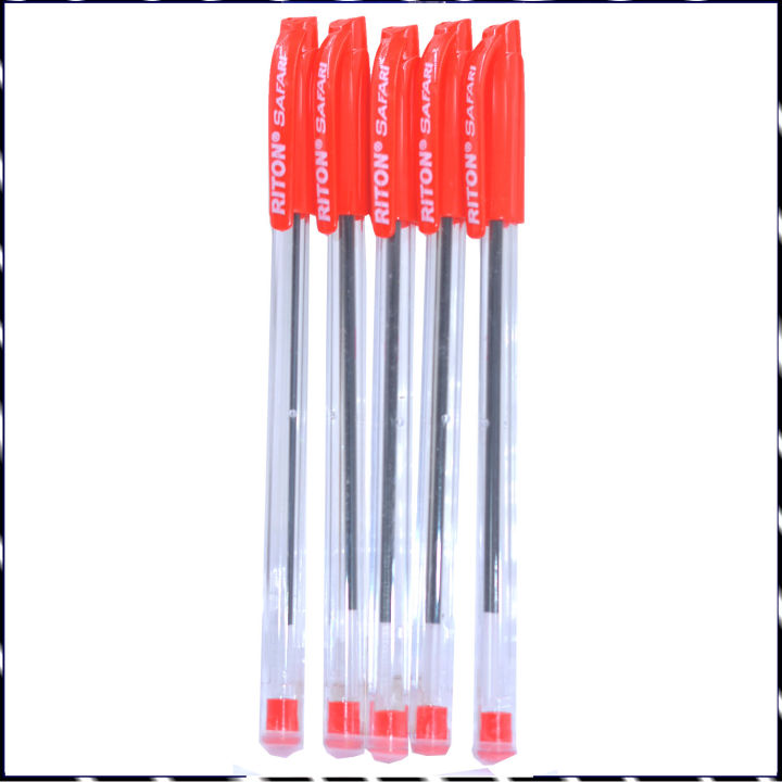 Riton Red Ball Pen ( Set of 5 Pcs ) | Daraz.com.np