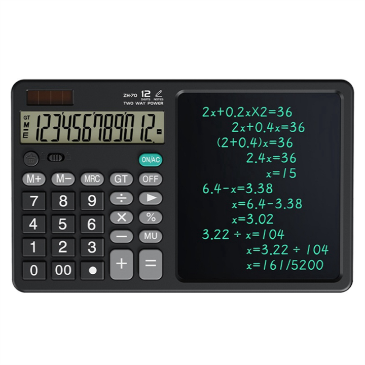 ZH70 Handwriting Tablet Desktop Calculator Financial Accounting ...