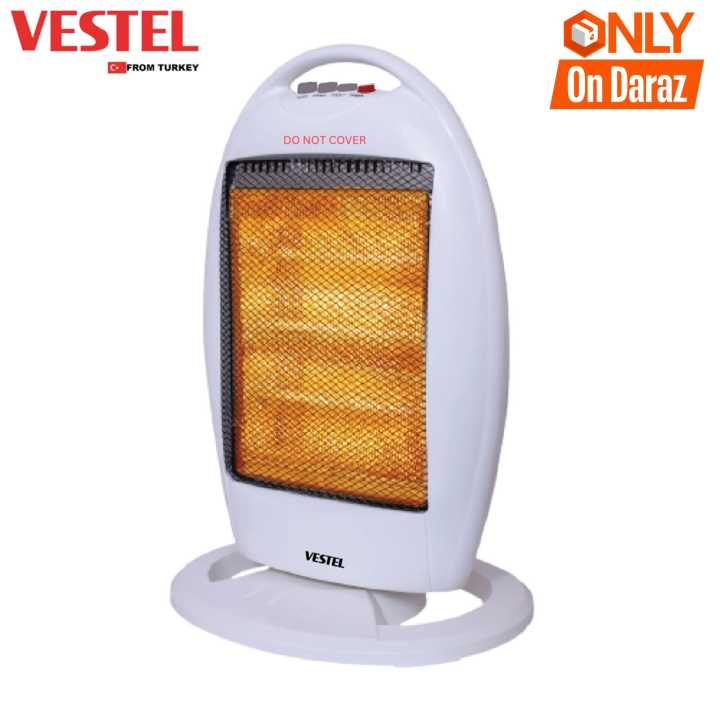 VESTEL 3 Rod Electric Halogen Heater | 1 Year Warranty | Oscillation ...