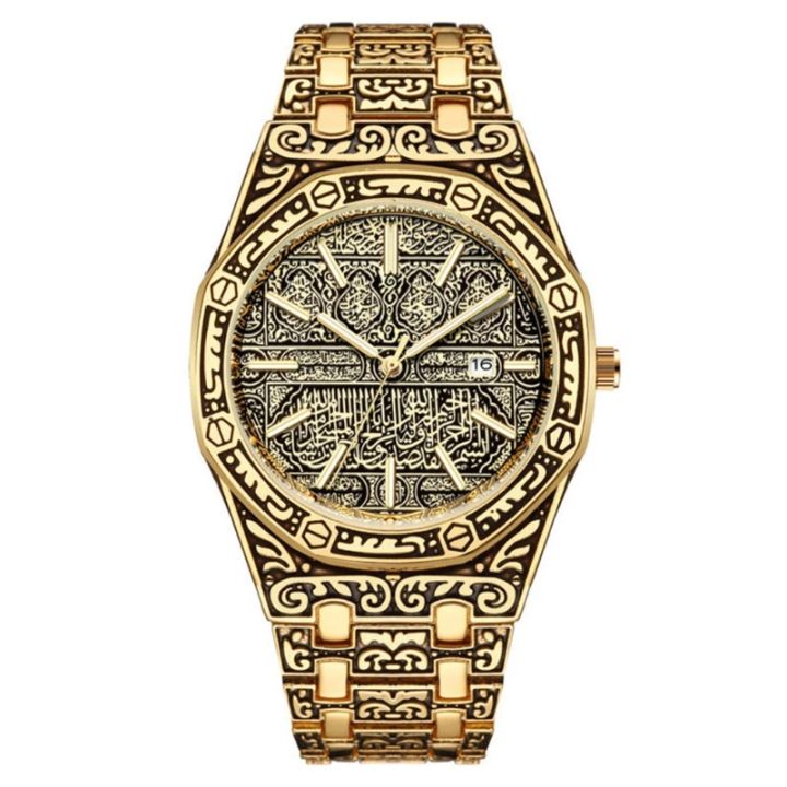 New Hot Watches Fashion Men Stainless Steel Watch Calendar Luxury ...