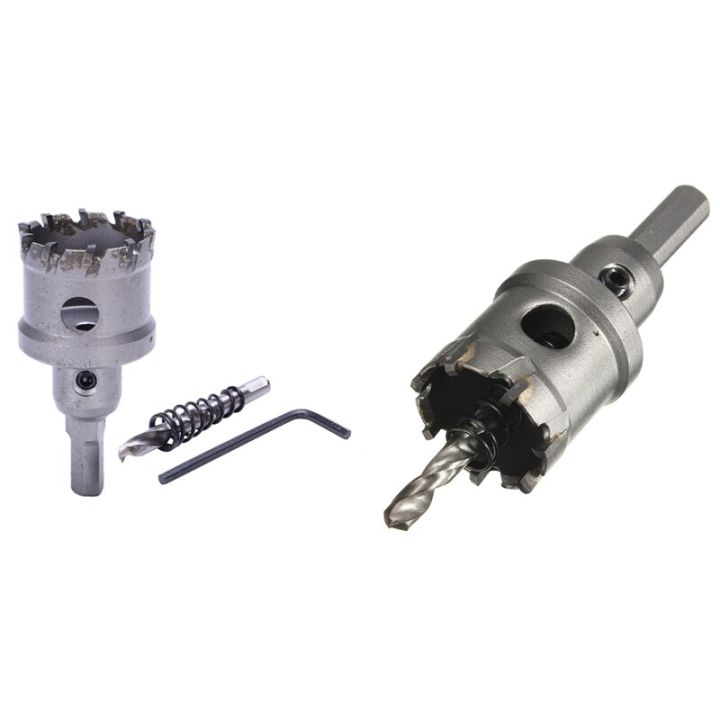 30mm Carbide Hole Saw Cutter Drill Bit Tooth Tipped TCT Hole Cutter for ...