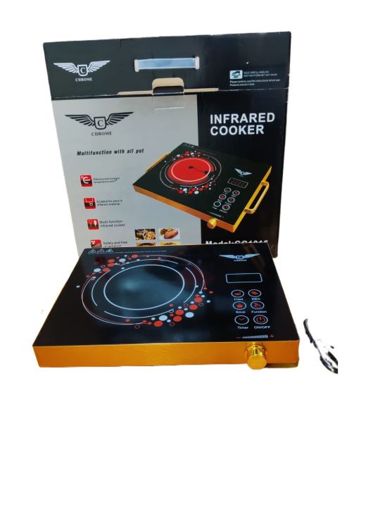 Chrome Infrared Electric Cooker 2000W C-002 (Fit for any pot) | Daraz ...
