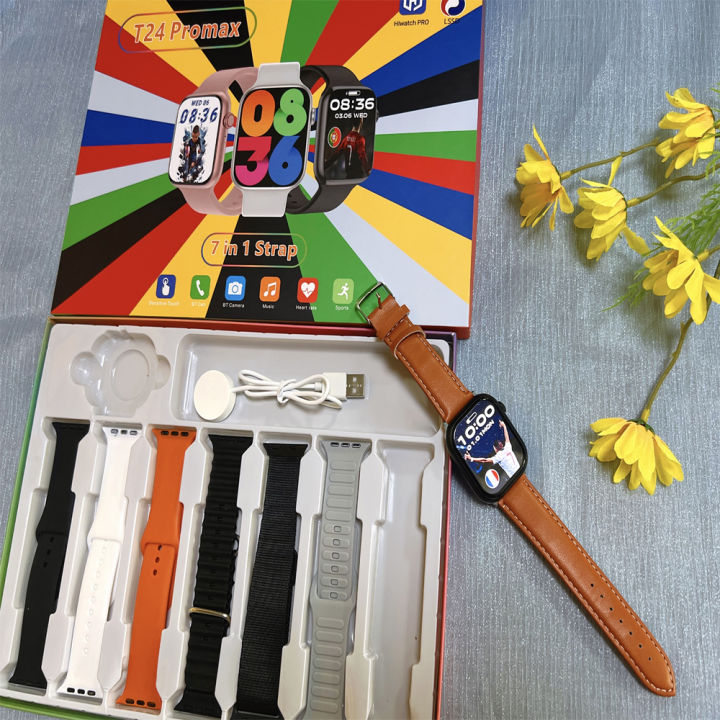 T24 Pro Max Sports Smart Watch Heart Rate Detection Bluetooth Call ...