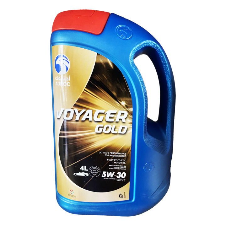 ADNOC Voyager Gold 5W30 SN Fully Synthetic Engine Oil 4 Ltr | Daraz.com.np