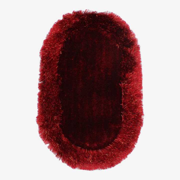 Red Color Oval Shape Big Saggy Door Mat 19*30 inch | Daraz.com.np