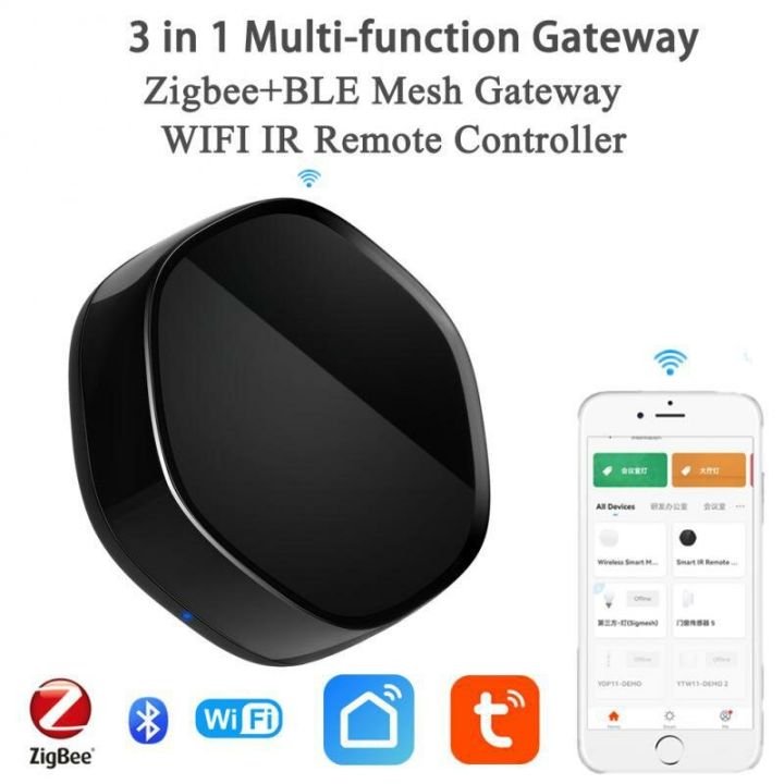 3-in Gateway Tuya Zigbe/Bluetooth/WIFI+Alexa Remote Control | Daraz.com.np