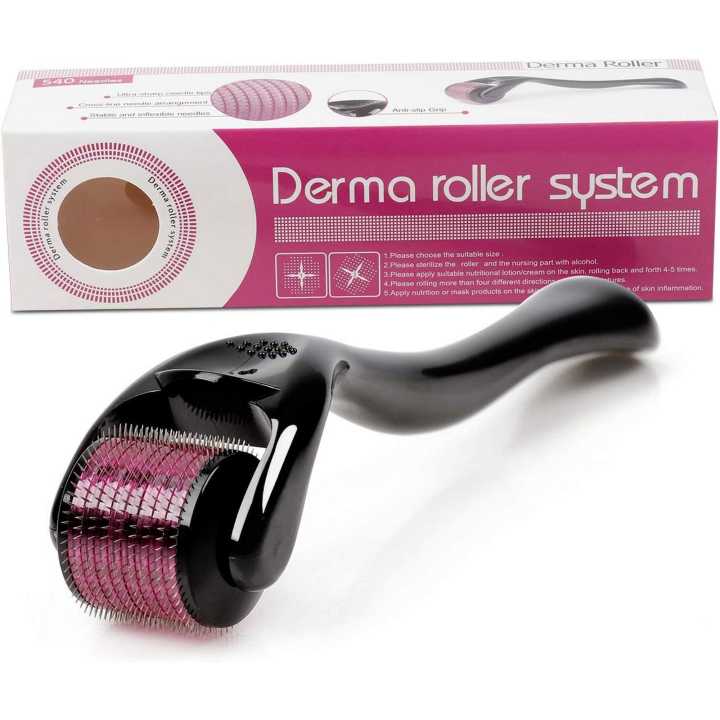 0.5mm Micro Needling 540 Roller Derma Roller Dermaroller Titanium Hair ...