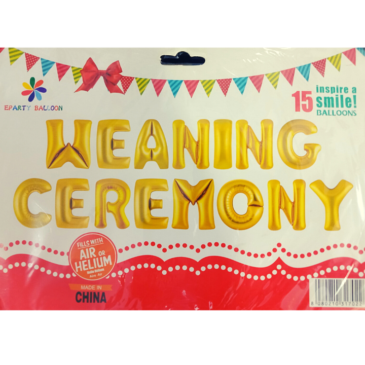 Weaning Ceremony Attractive Balloons Banner 1 Set | Daraz.com.np