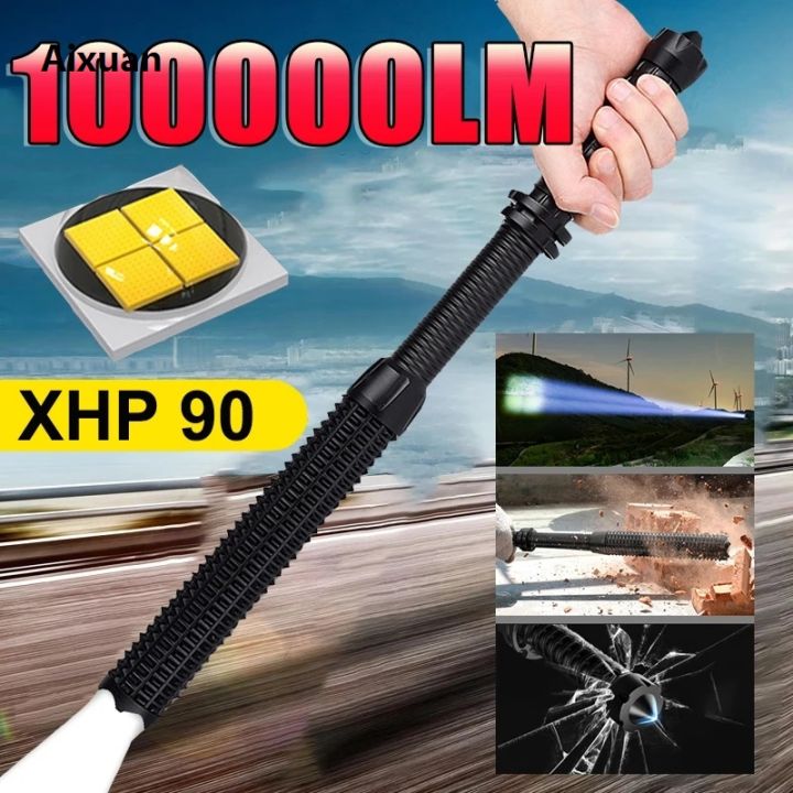Aixuan 2025 NEW Wolf Tooth Stick Flashlight Strong Light Charging ...