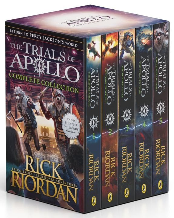 The Trials Of Apollo Series (Set Of 5 Books) - Rick Riordan– The Hidden ...