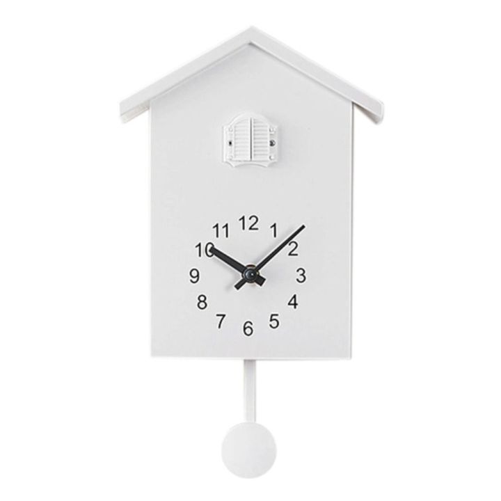 Creative With Clock Pendulum Cuckoo Wall Clock Accurate Plastic Cuckoo ...