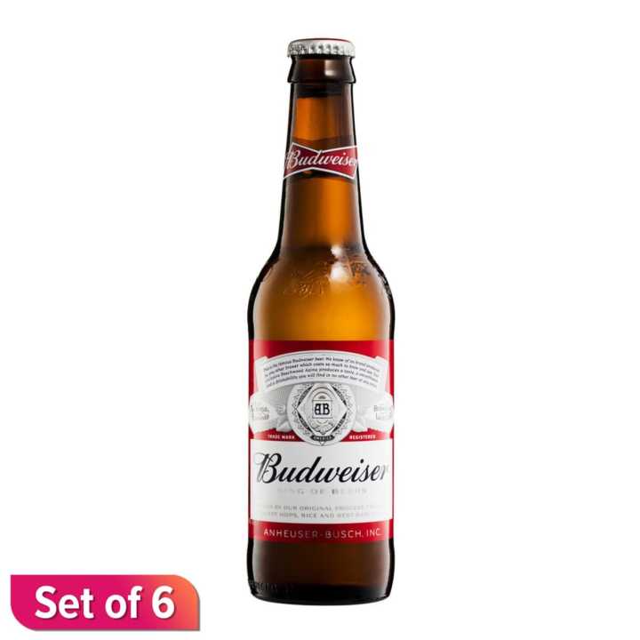 Budweiser Beer 650ml Sets Of 6 | Daraz.com.np