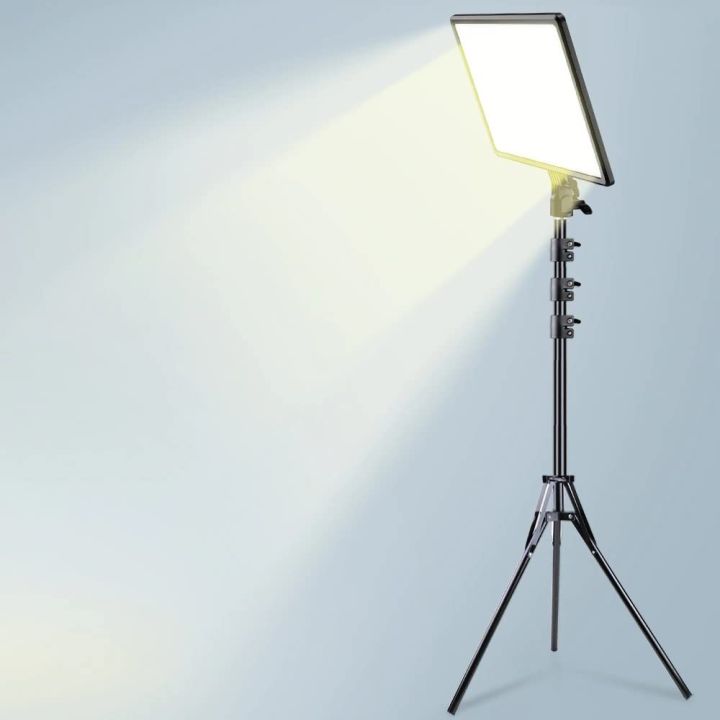Latest RL-19 LED Video Light Panel Light With Tripod Square Diffuser ...