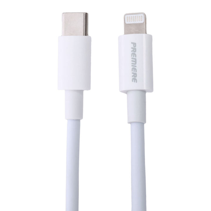 PREMIERE Fast Charging 27W PD Type C To Lighting Data Cable | 100 Cm ...