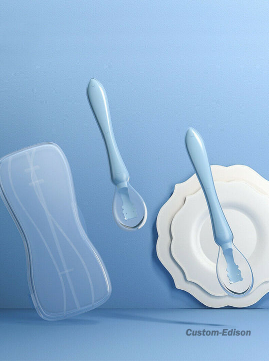 Soft Children Pacifier Feeding Silicone Spoon ( 2 Pcs) | Daraz.com.np