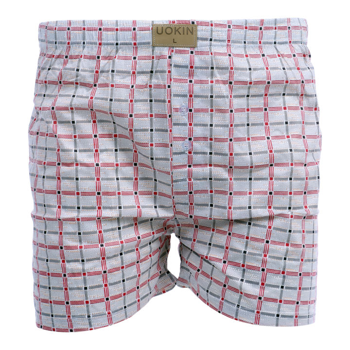 Men Uokin Boxer With Front Double Button For Men - Multicolor | Size ...