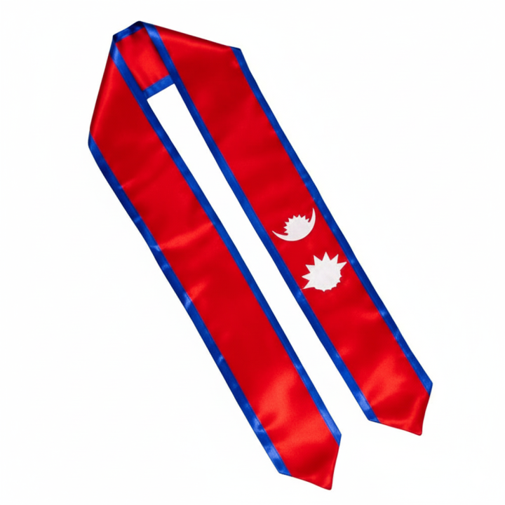 Graduation Flag With Both Side Chandra and Surya Nepali Khada Flag ...