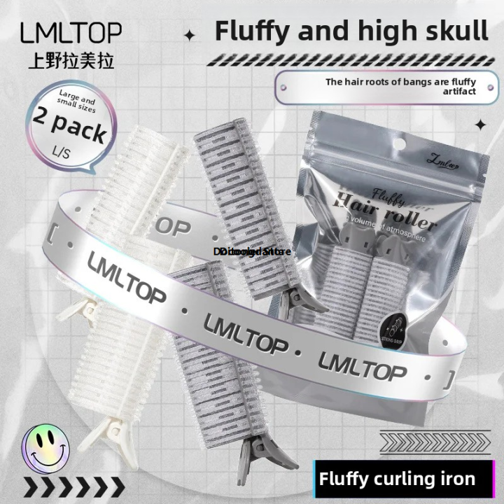 Fluffy bangs love my life and curling clips Ventilated JJF32 and hair roots 2 duckbill small ...