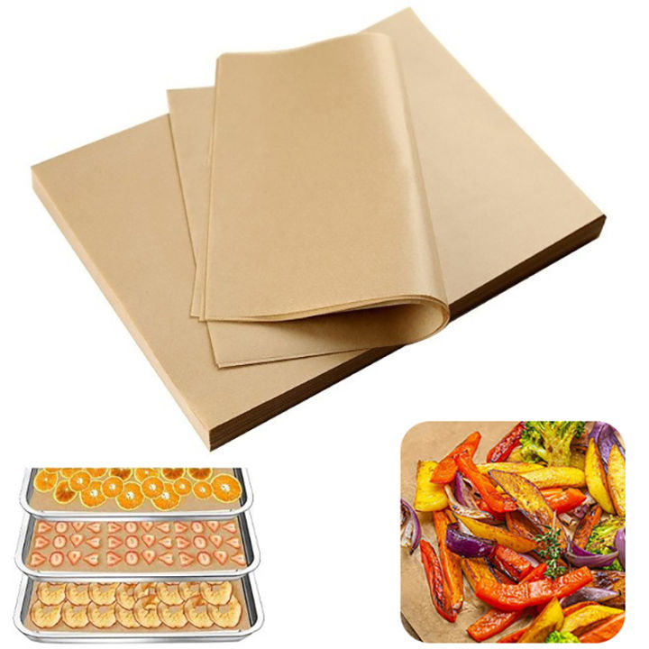 50 Pcs Oil Absorbing Paper Wood Pulp Non- Stick Mat Oil Absorbing ...