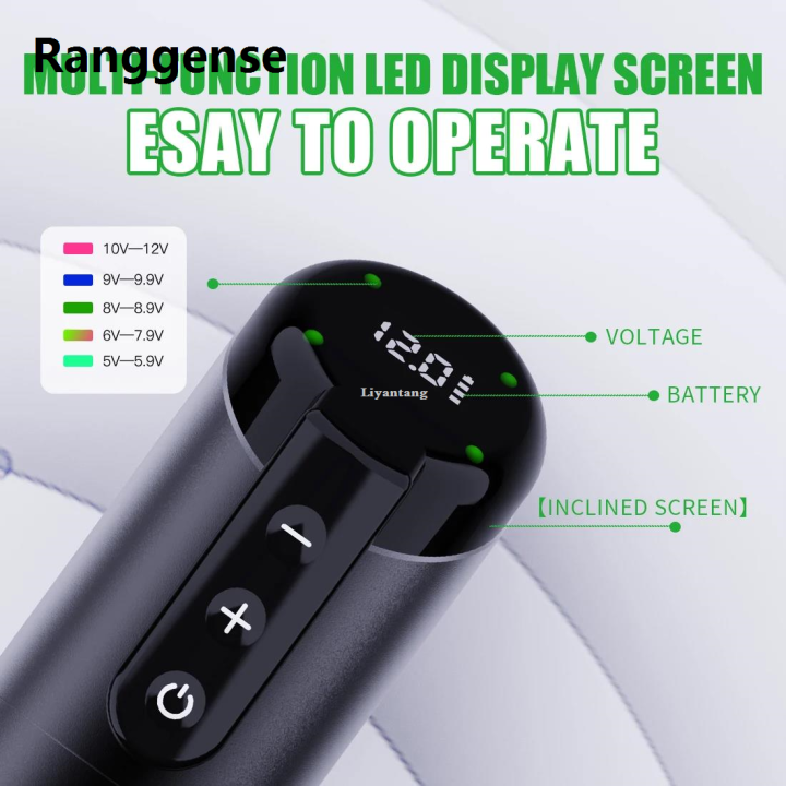 Liyantang Dragonhawk X2 Wireless Tattoo Machine Pen High Capacity ...