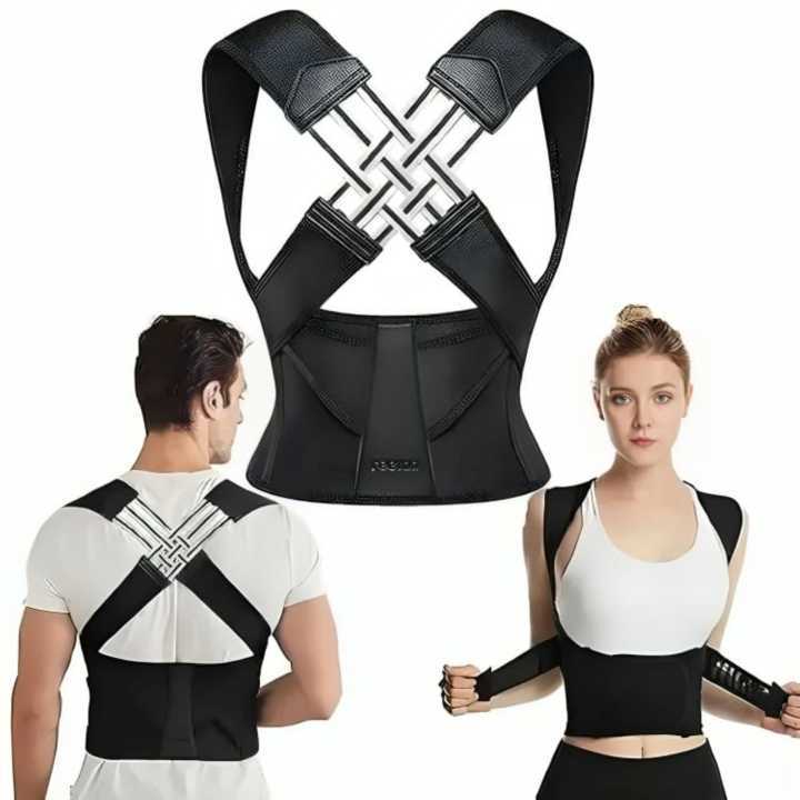 Certified Back Brace Adjustable Posture Corrector for Women and Men ...