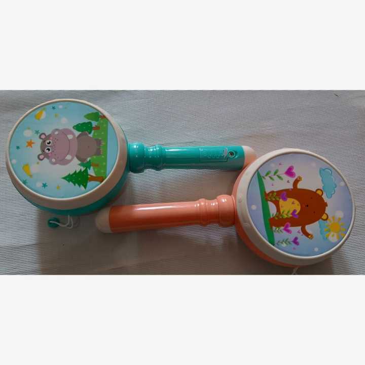 Music & Light Rattle Drum Toy For Baby | Daraz.com.np