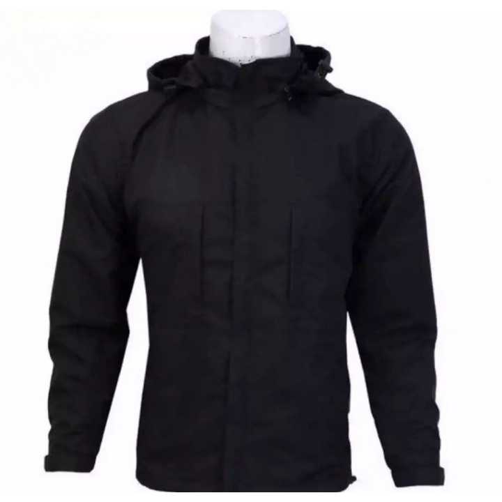 Black Solid Windcheater For Men | Daraz.com.np
