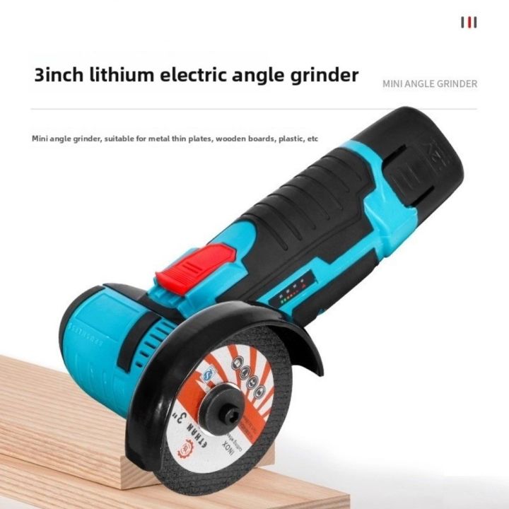 Portable Electric Mini Angle Grinder Handheld 12V Cutting Machine ...